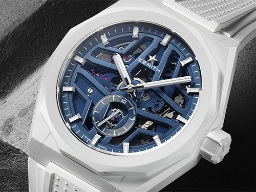 Zenith выпустил белые керамические часы-скелетоны Defy Skyline White ...