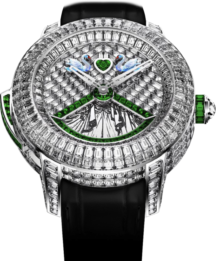 Часы Jacob & Co Rasputin Tourbillon Baguette Emeralds CT200.30.BD.UC.A ...