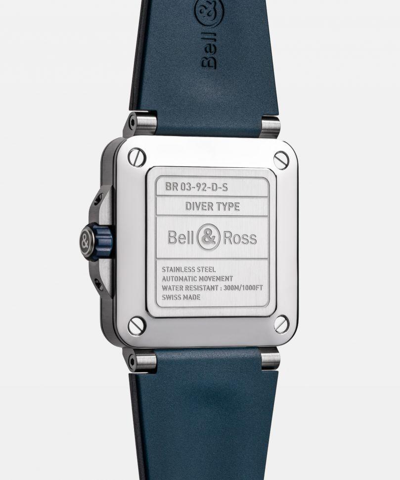 Часы Bell & Ross Instruments BR 03 Diver Blue Steel BR03A-D-BLU-ST/SRB ...