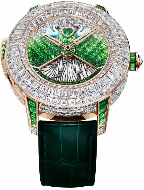 Часы Jacob & Co Rasputin Tourbillon Diamonds & Tsavorites Rose Gold ...
