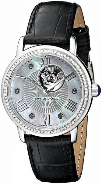 Часы Raymond Weil Maestro Automatic Open Balance Wheel Watch 2627-SLS ...