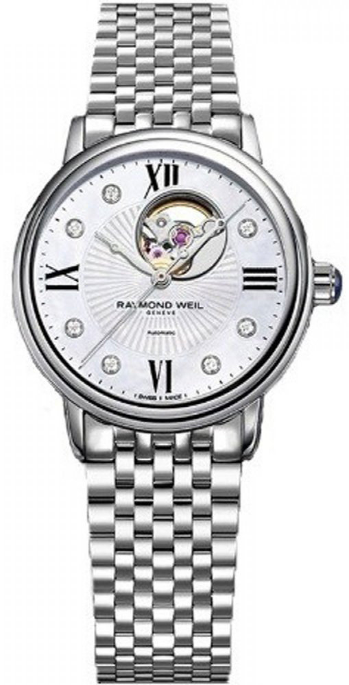 Часы Raymond Weil Maestro Automatic Open Balance Wheel Watch 2627-ST ...