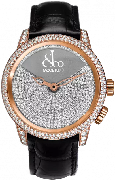 Часы Jacob & Co Caligula Rose Gold Pave CL100.40.RD.AA.ABALA — купить в ...