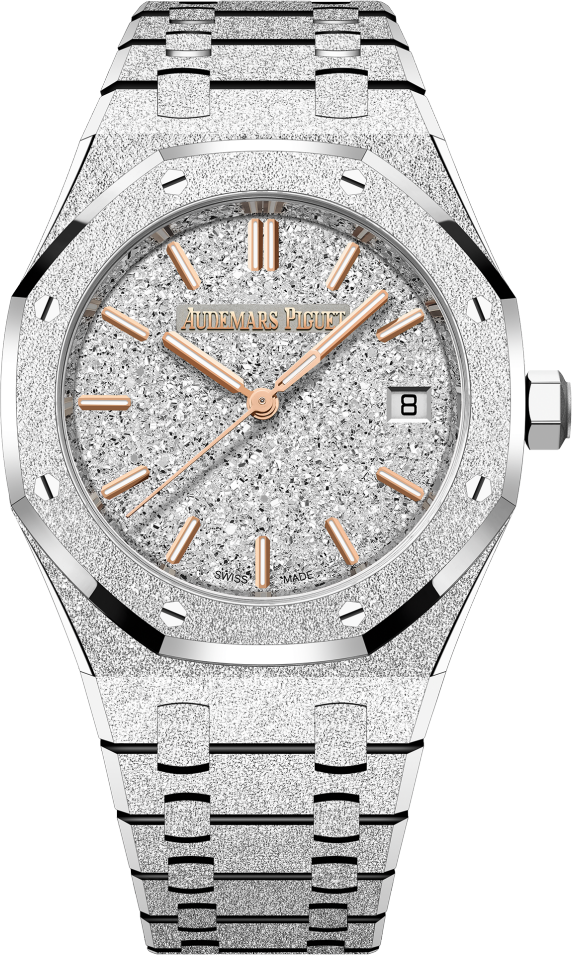 Женские классические часы Audemars Piguet Royal Oak из белого золота 18 ...