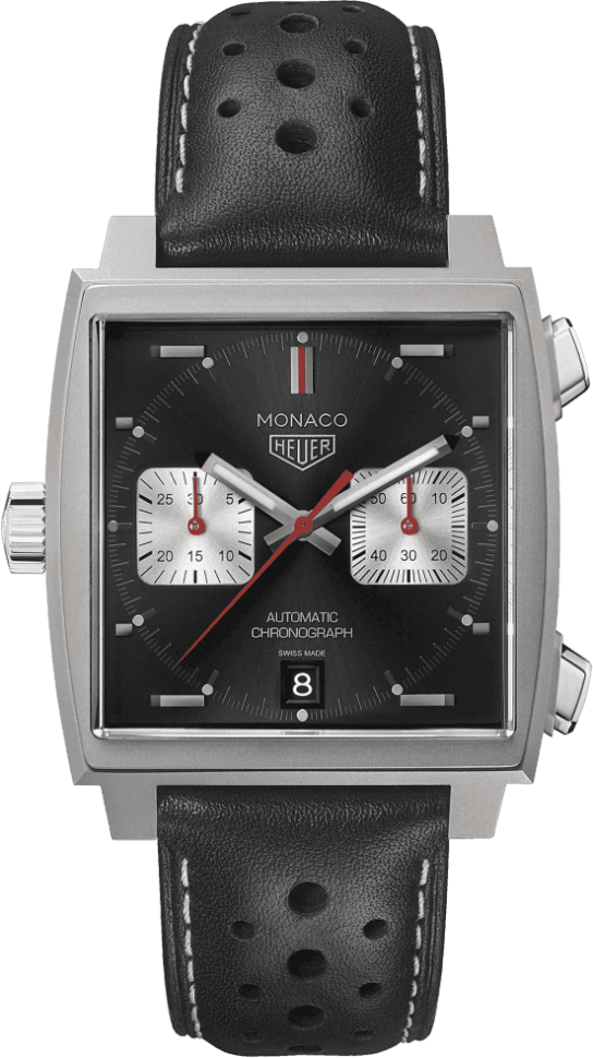 Часы TAG Heuer Monaco Calibre 11 Automatic Chronograph 39 mm CAW211Z ...